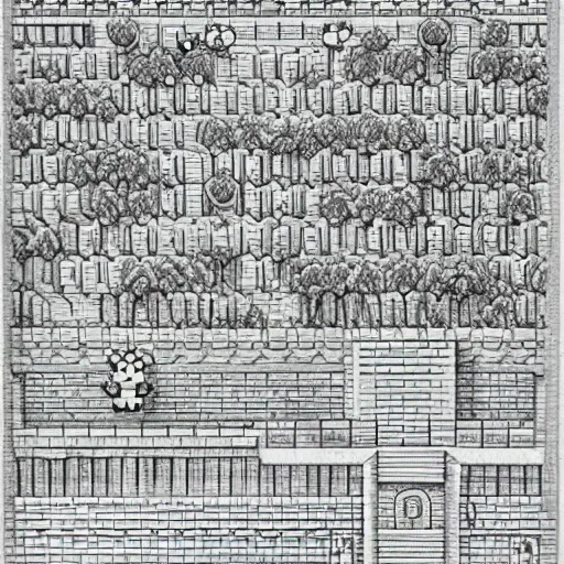 super mario bros world 1 - 1, pencil drawing by mc | Stable Diffusion ...