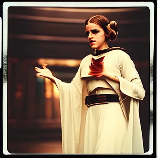 film still of emma watson as princess leia organa in | Stable Diffusion ...