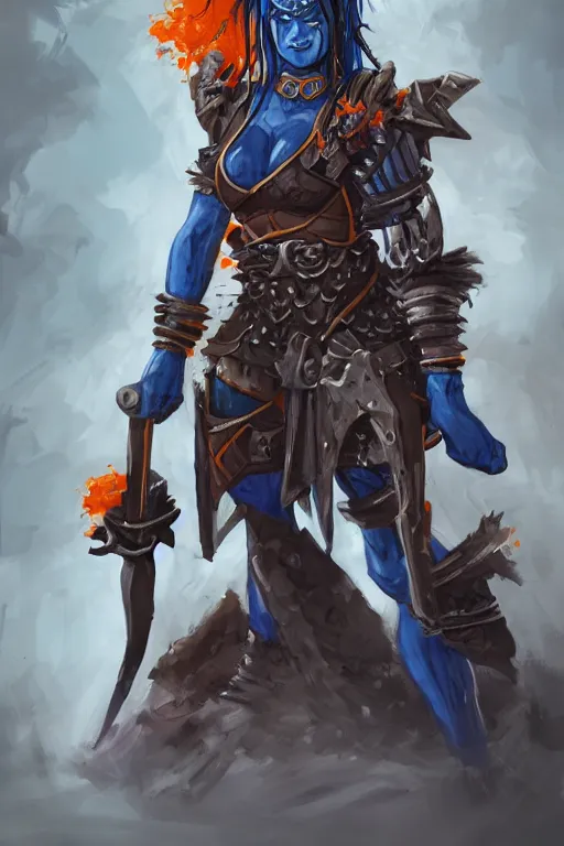 portrait of a beautiful and gorgeous dark blue haired | Stable ...