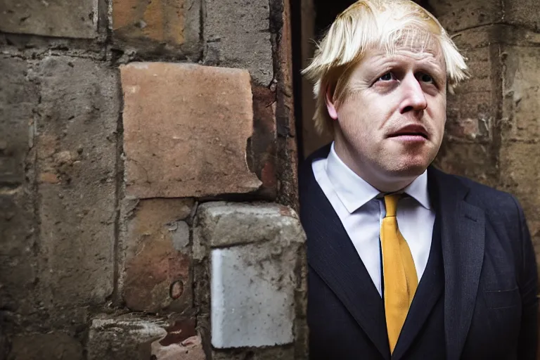 closeup portrait of boris johnson dressed as bowser in | Stable ...