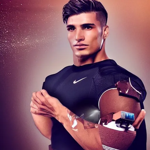 “attractive man inserts mind control chip into an | Stable Diffusion ...