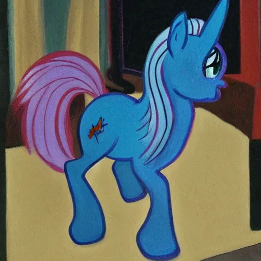 an oil painting of My Little Pony by Francis Bacon | Stable Diffusion ...