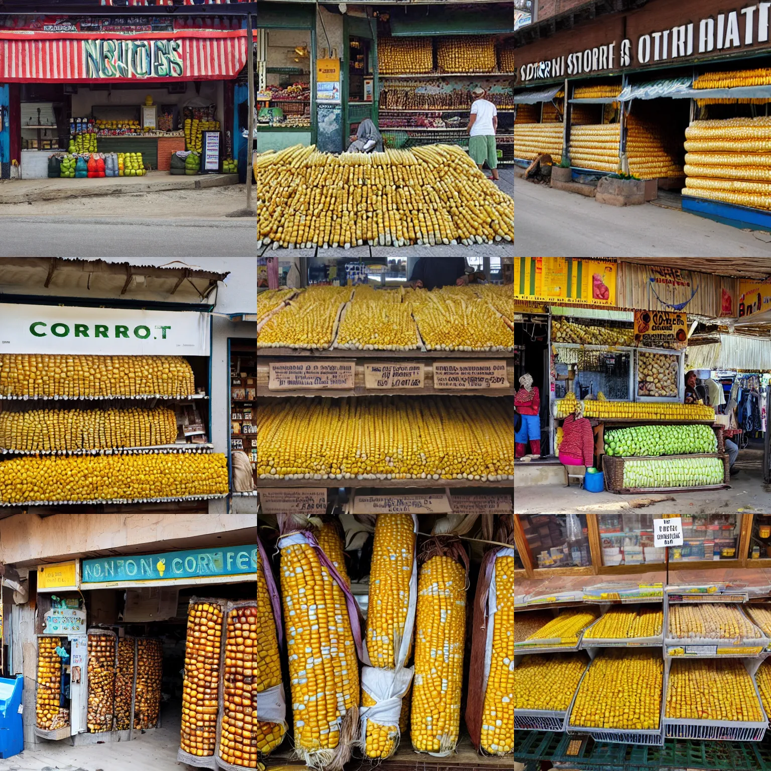 store where they sell nothing but corn | Stable Diffusion | OpenArt