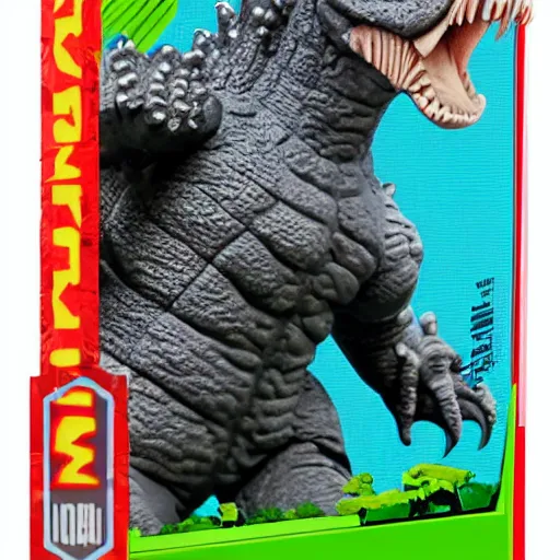 packaging of godzilla hasbro toy | Stable Diffusion | OpenArt