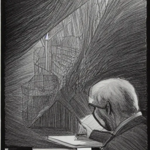 a professor looking at stuff, higly detailed, dimm | Stable Diffusion ...