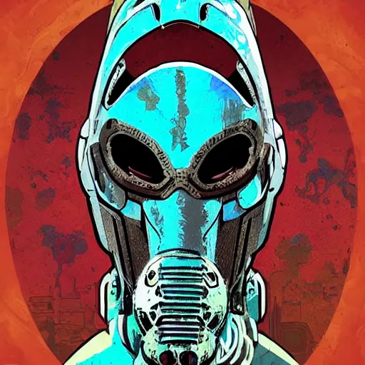 biopunk shark mask link from fallout : new vegas, | Stable Diffusion ...