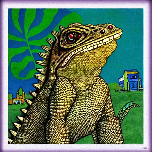 the mona lizard | Stable Diffusion | OpenArt