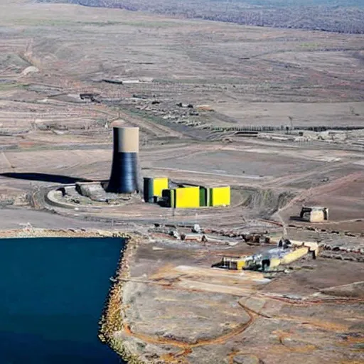 nuclear waste deterrent for future, warning, scary, | Stable Diffusion