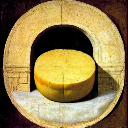 beautiful renaissance painting of a gouda cheese by | Stable Diffusion ...