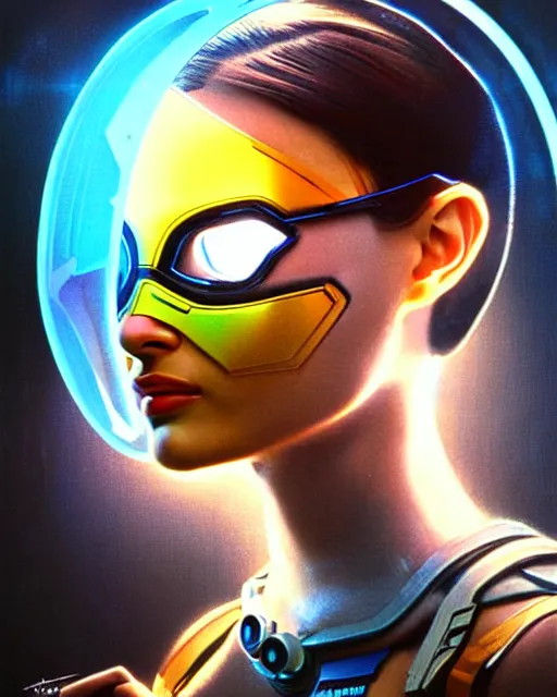 natalie portman as tracer from overwatch, see through | Stable ...