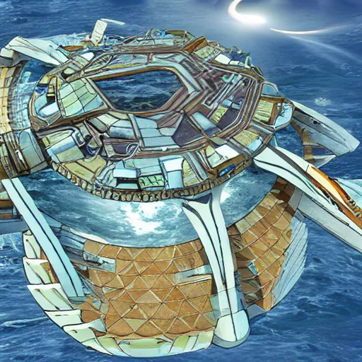 the starship atlantis | Stable Diffusion | OpenArt