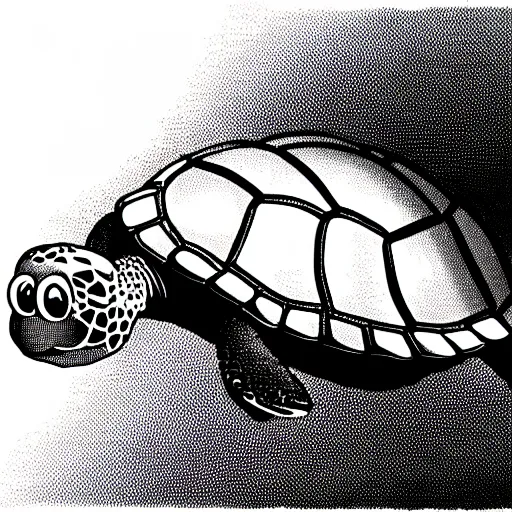 storybook illustration of a turtle with a shell | Stable Diffusion ...