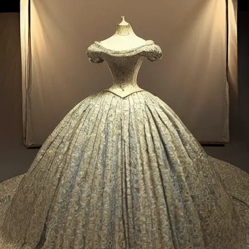 Stunning picture of a magnificent ball gown designed | Stable Diffusion ...