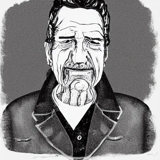 “black and white portrait of an old man. Gruff | Stable Diffusion | OpenArt