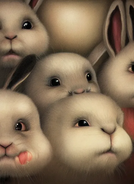 highly detailed close - up portrait of bunnies | Stable Diffusion | OpenArt