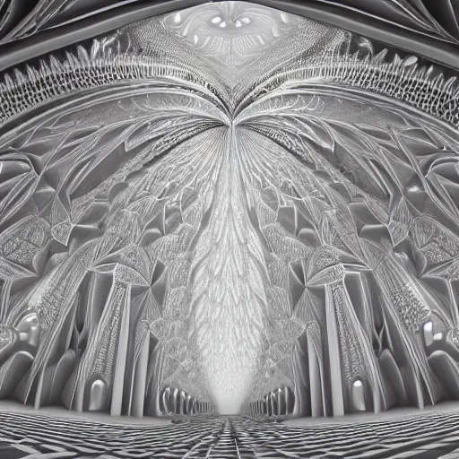 a beautiful 3 d render of a massive sprawling fractal | Stable ...
