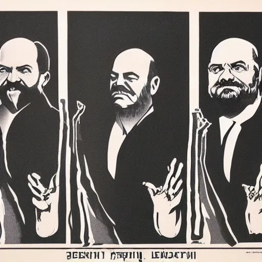 the cast of seinfeld and vladimir lenin in an original | Stable ...