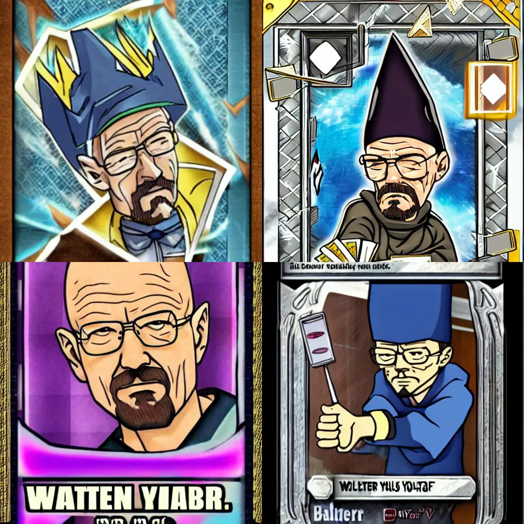 Walter White Yu-Gi-Oh Card | Stable Diffusion | OpenArt