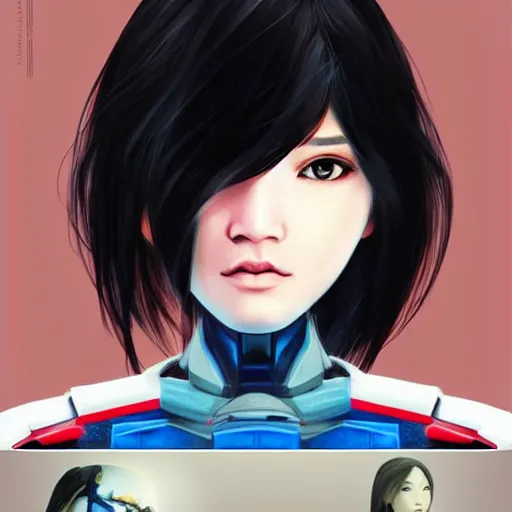 symmetry!! an asian female transformer, asian eyes!! | Stable Diffusion ...