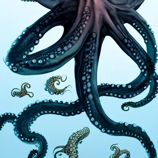 human octopus with glass hands | Stable Diffusion | OpenArt