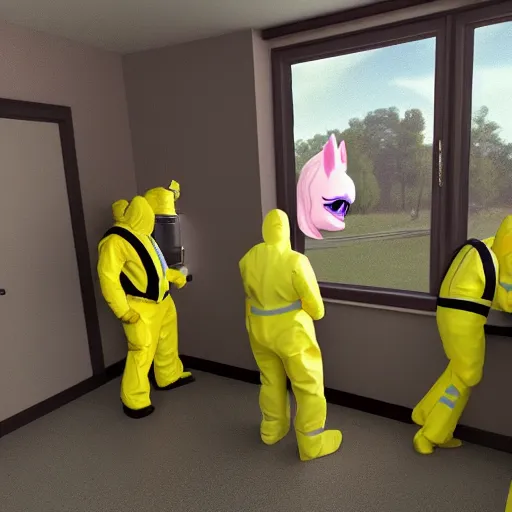 hazmat team removes brony jar from bedroom, taking | Stable Diffusion ...