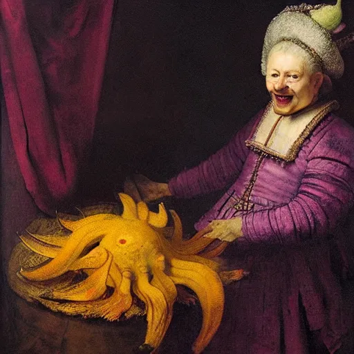 painting by rembrandt, highly detailed, purple ancient | Stable ...