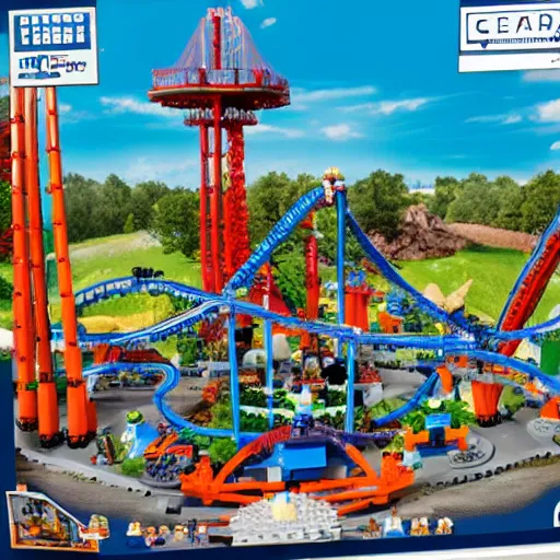 cedar point lego set | Stable Diffusion