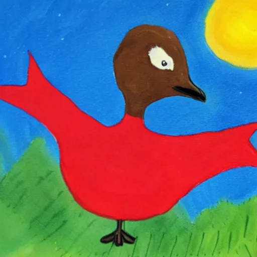 a children's book painting of a singing Canadian goose | Stable ...