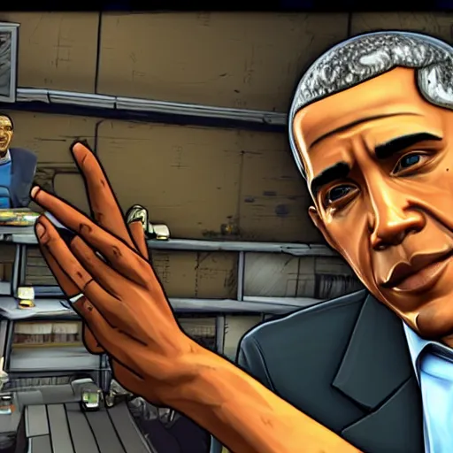 screenshot of barack obama in the video game | Stable Diffusion | OpenArt