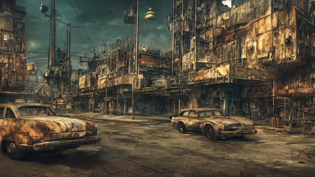 a photorealistic dramatic hyperrealistic city under | Stable Diffusion ...