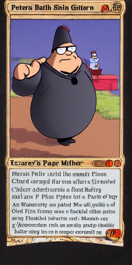 Peter Griffin MTG card | Stable Diffusion | OpenArt