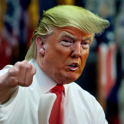 donald trump as the karate kid | Stable Diffusion