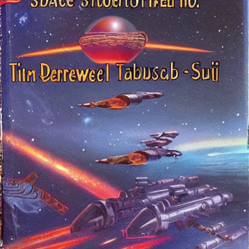 space opera, pulp sci-fi, Darrell K Sweet, Tim Jacobus | Stable Diffusion