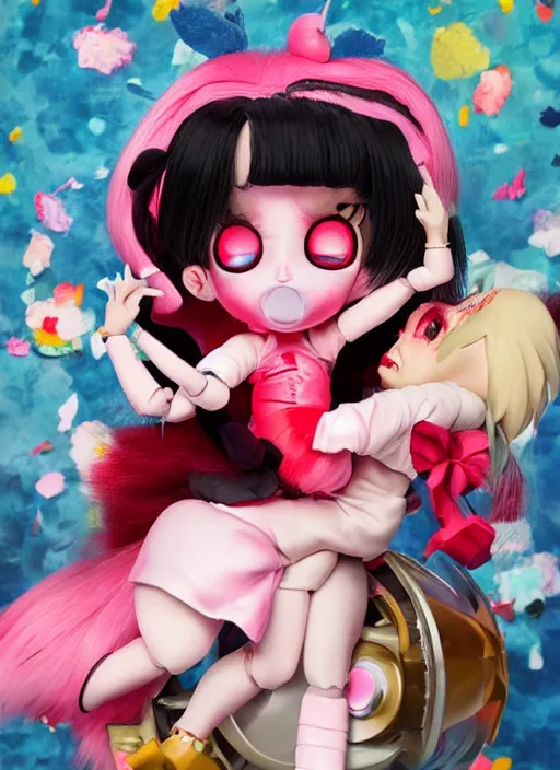 a dramatic emotional hyperrealistic pop surrealist oil | Stable ...