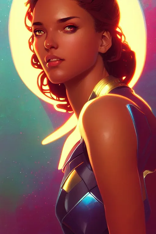 a portrait of nova from marvel comics, fantasy, sharp | Stable ...