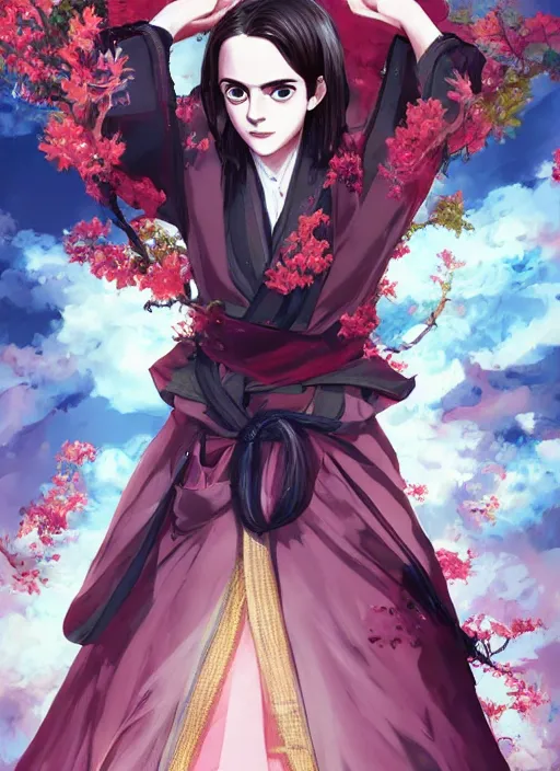 emma watson as mitsuri kanroji from kimetsu no yaiba | Stable Diffusion