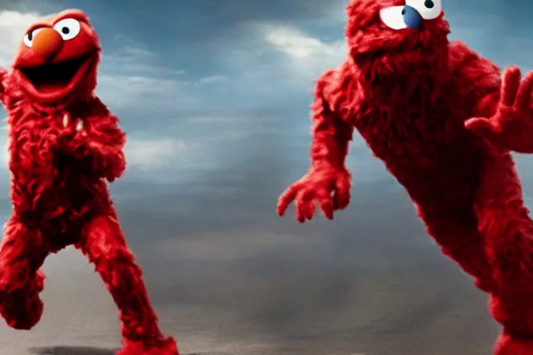 film still of Elmo as Tony Stark in Avengers Endgame, | Stable ...