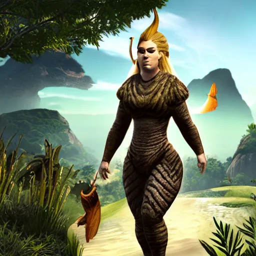 an in-game screenshot of Adele as a character in Ark | Stable Diffusion | OpenArt