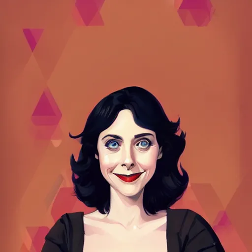 beautiful female Alison Brie, black hair, sarcastic | Stable Diffusion ...