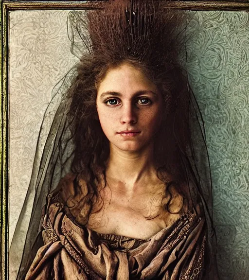 portrait_photo_of_a_stunningly beautiful maiden, 19th | Stable ...