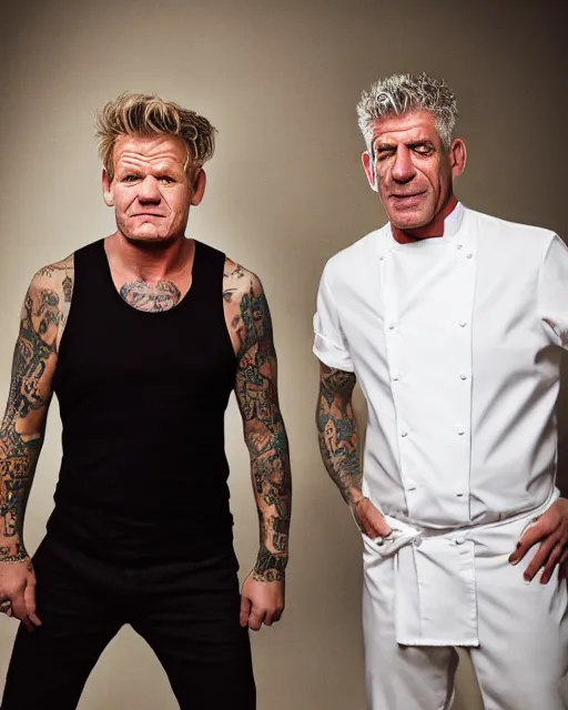 35mm macro photograph Beautiful Gordon Ramsay and | Stable Diffusion ...