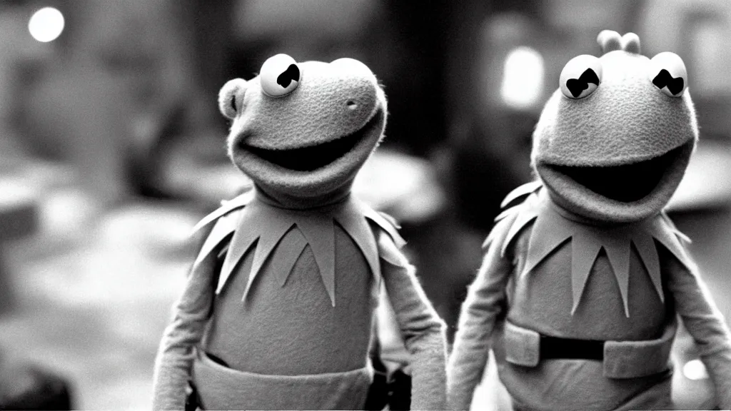 “kermit the frog (the muppets) in star wars (1977)” | Stable Diffusion ...