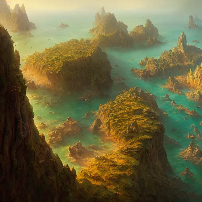 matte painting by marc simonetti, jonathan solter, | Stable Diffusion ...