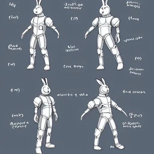 character design sheet of a giant humanoid space | Stable Diffusion ...