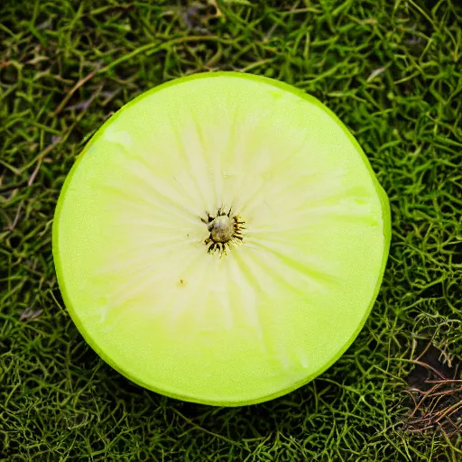 completely yellow mellon, a mellow, on a lush green | Stable Diffusion ...