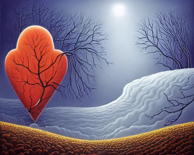 a river runs through your jaded heart, an ultrafine | Stable Diffusion ...