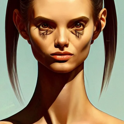 wide angle full body portrait of an alien female, a | Stable Diffusion ...