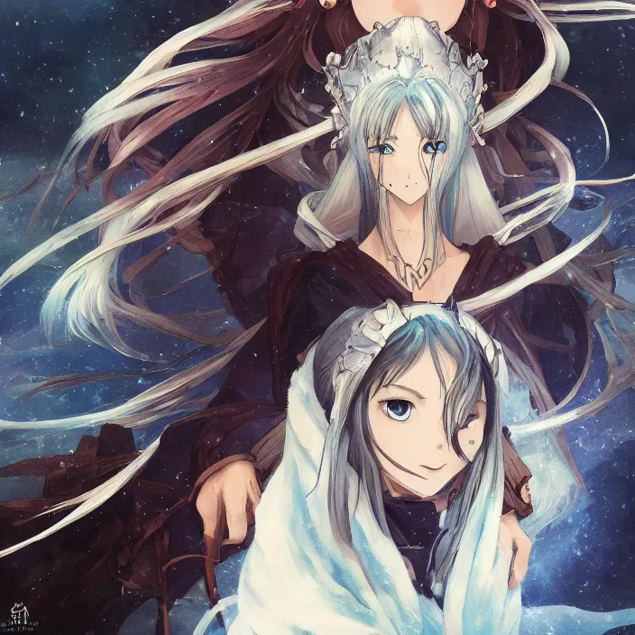 portrait of the mage of tundra, anime fantasy | Stable Diffusion | OpenArt