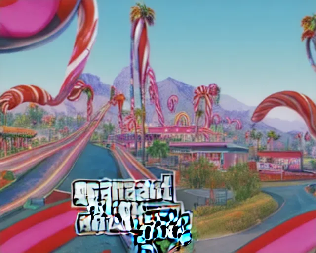 in - game screenshot from grand theft auto 6 : candy | Stable Diffusion ...