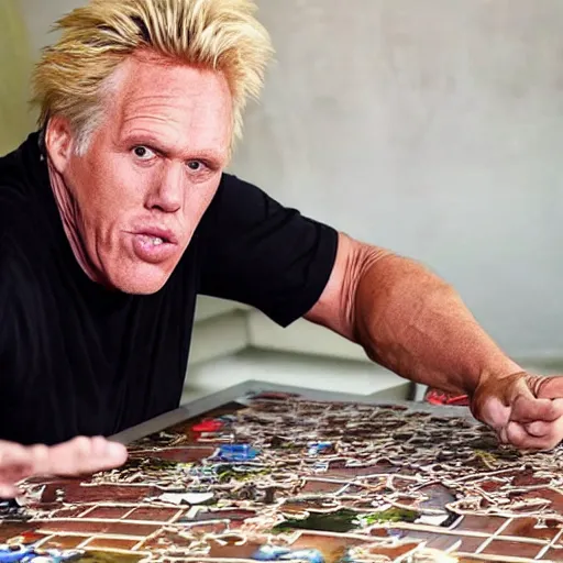 gary busey frantically looking for the final piece to | Stable ...